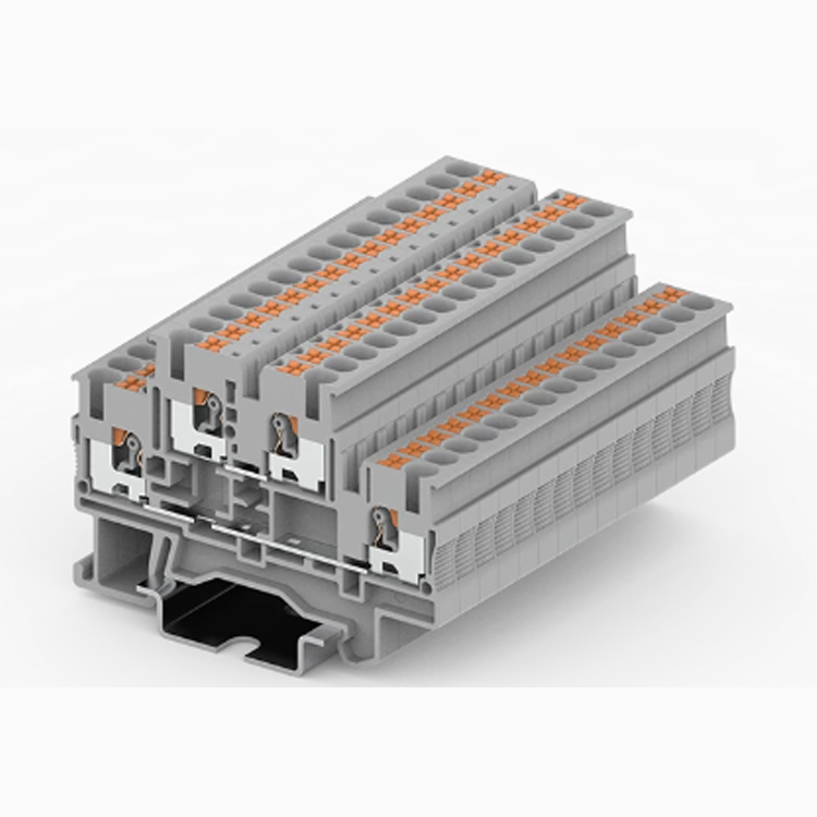 PT2.5 Push in Connection Feed Through DIN Rail Terminal Block - SMICO